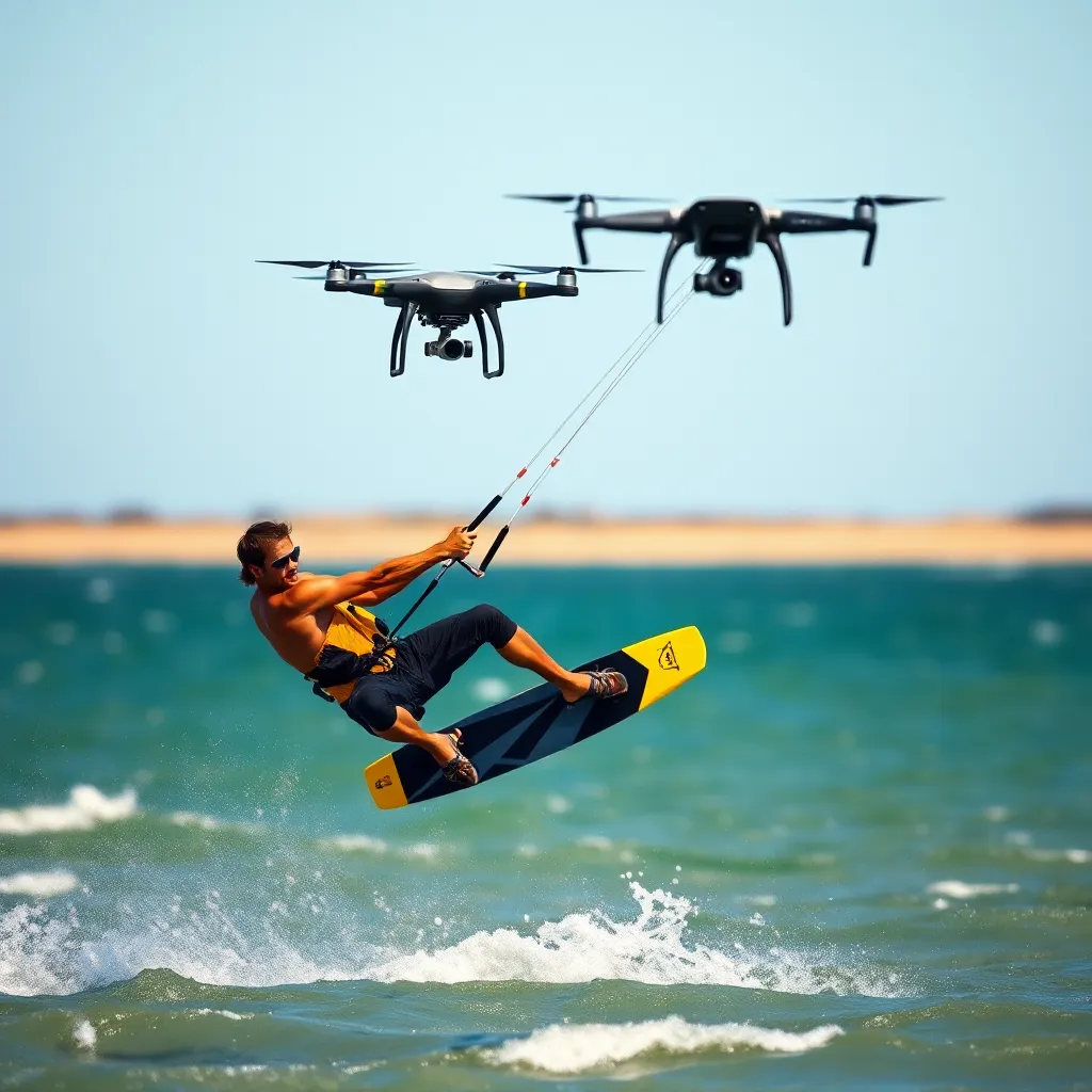 Kite Drones: Revolutionizing the Kiteboarding Experience