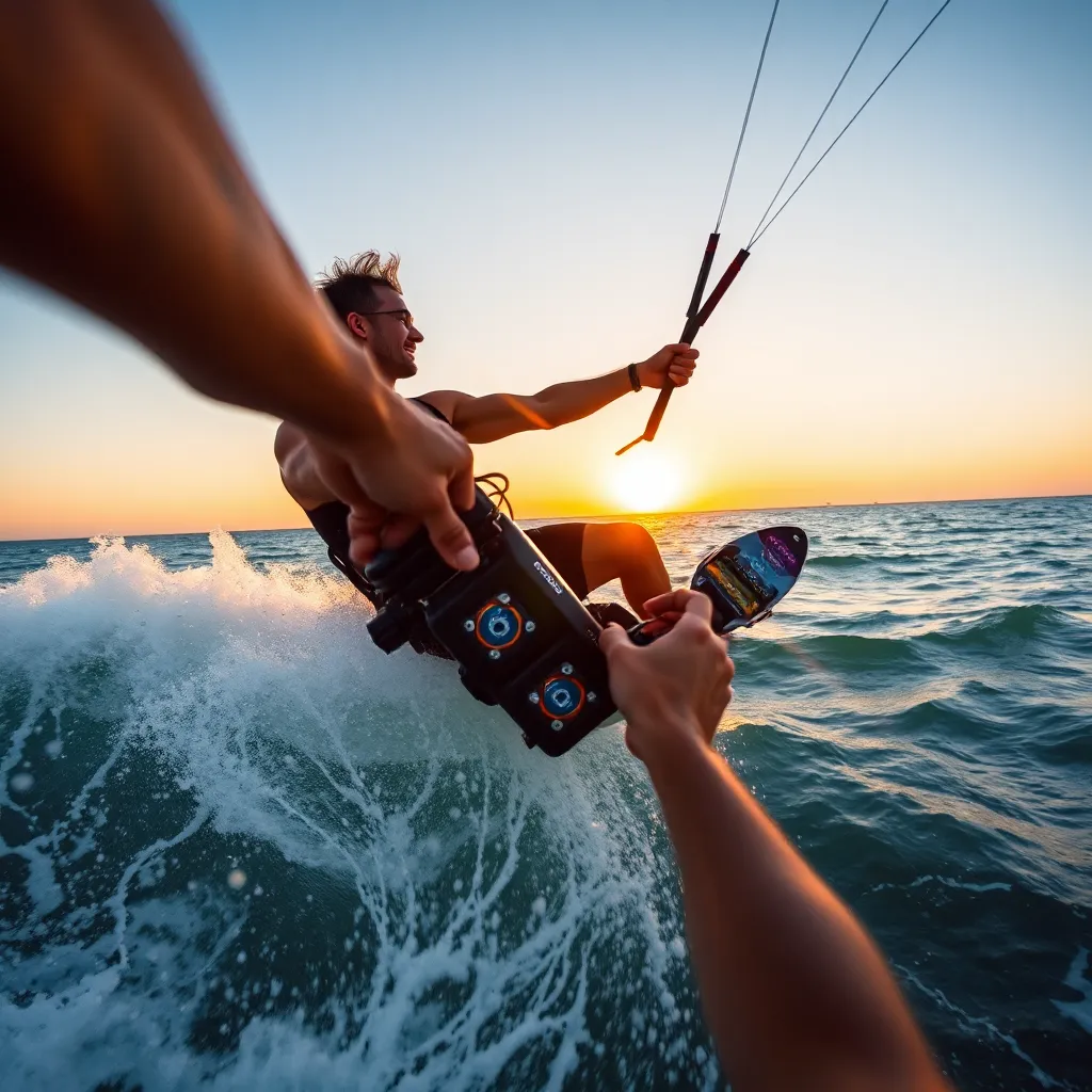 Enhance Your Kiteboarding with GoPro Gimbal Mounts
