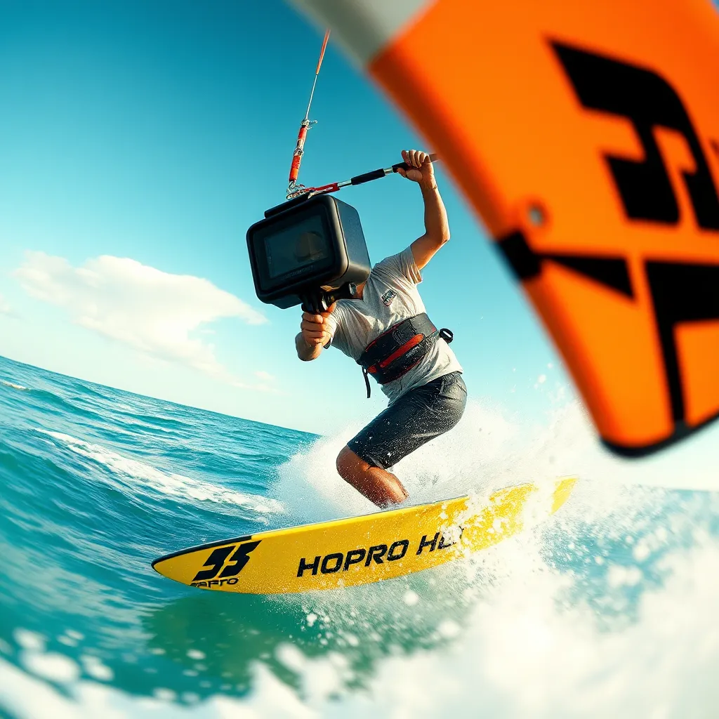 Enhancing Kitesurfing with GoPro Mounts for Better Footage