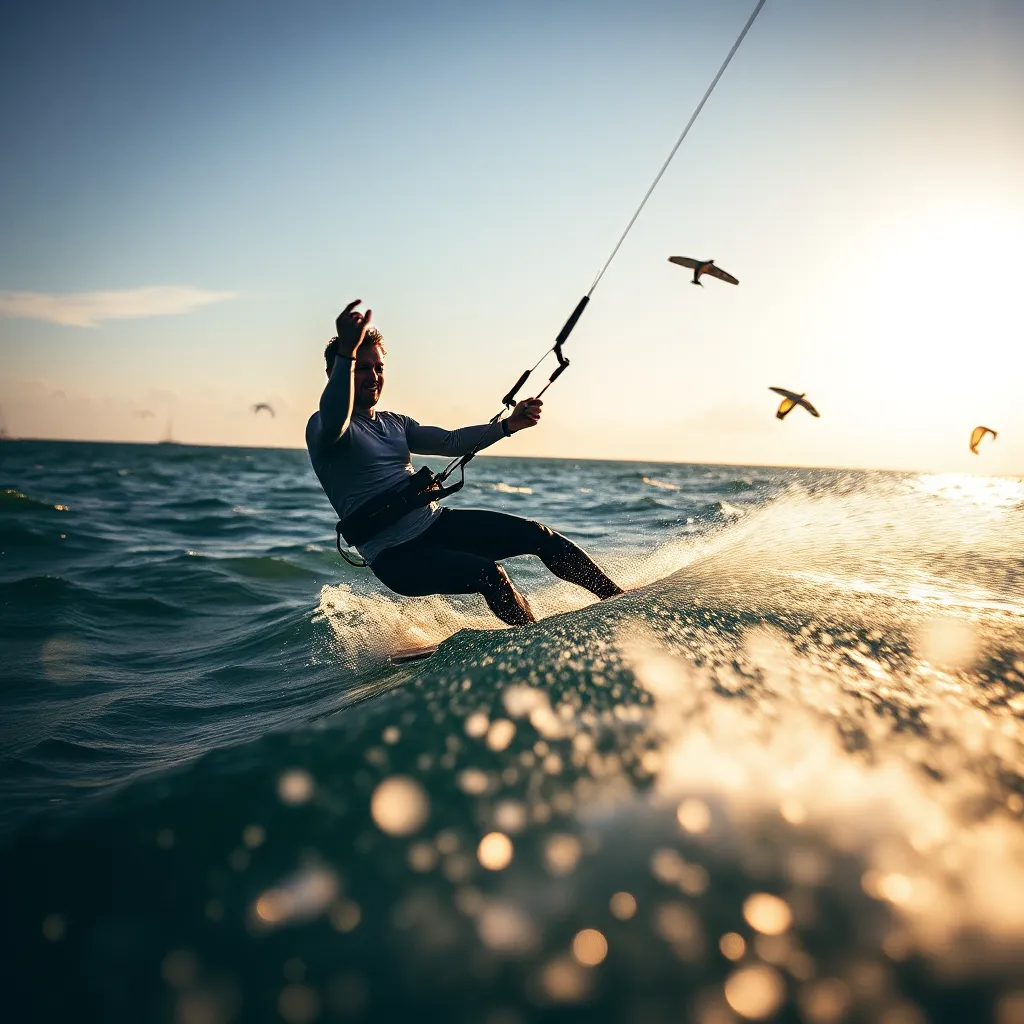 Exploring Kiteboarding with the South Wind at St. George Island